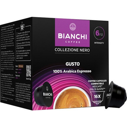 Bianchi Κάψουλες Espresso Forte Συμβατές με Μηχανή Dolce Gusto 16τμχ ...