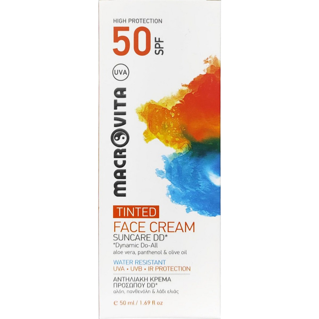 Macrovita Suncare DD Αντηλιακή Κρέμα Προσώπου Αντιγηραντική με Χρώμα ...