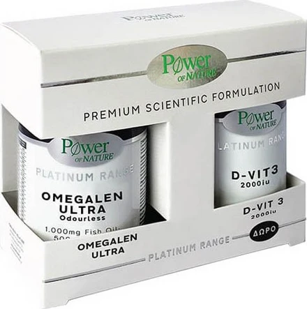 Power Health Platinum Range Omegalen Ultra Odourless 30 Κάψουλες + D ...