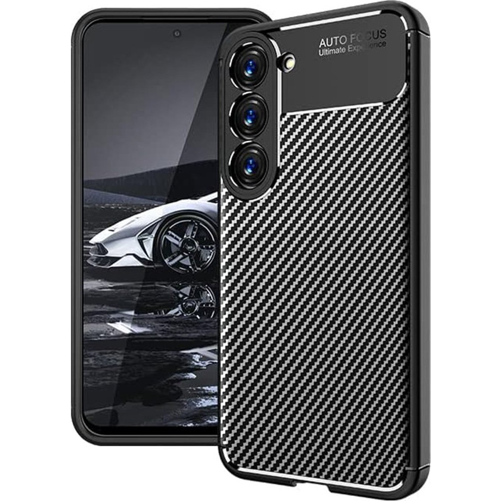 Ancus Autofocus Carbon Fiber Silicone Cover Back (Samsung Galaxy S23 FE ...