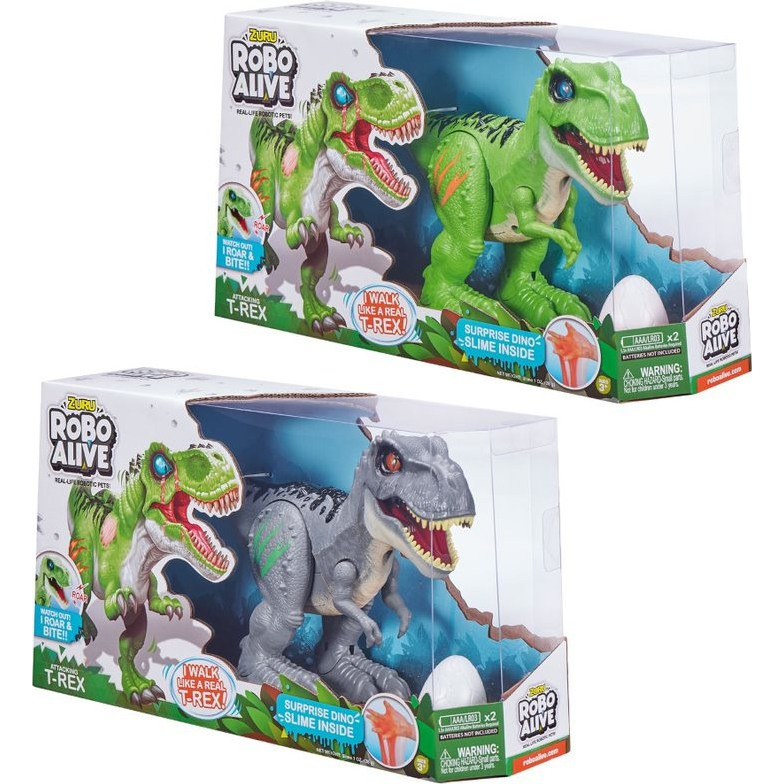 AS Company Robo Alive Δεινόσαυρος T-Rex με Αυγό Slime 2 Χρώματα ...