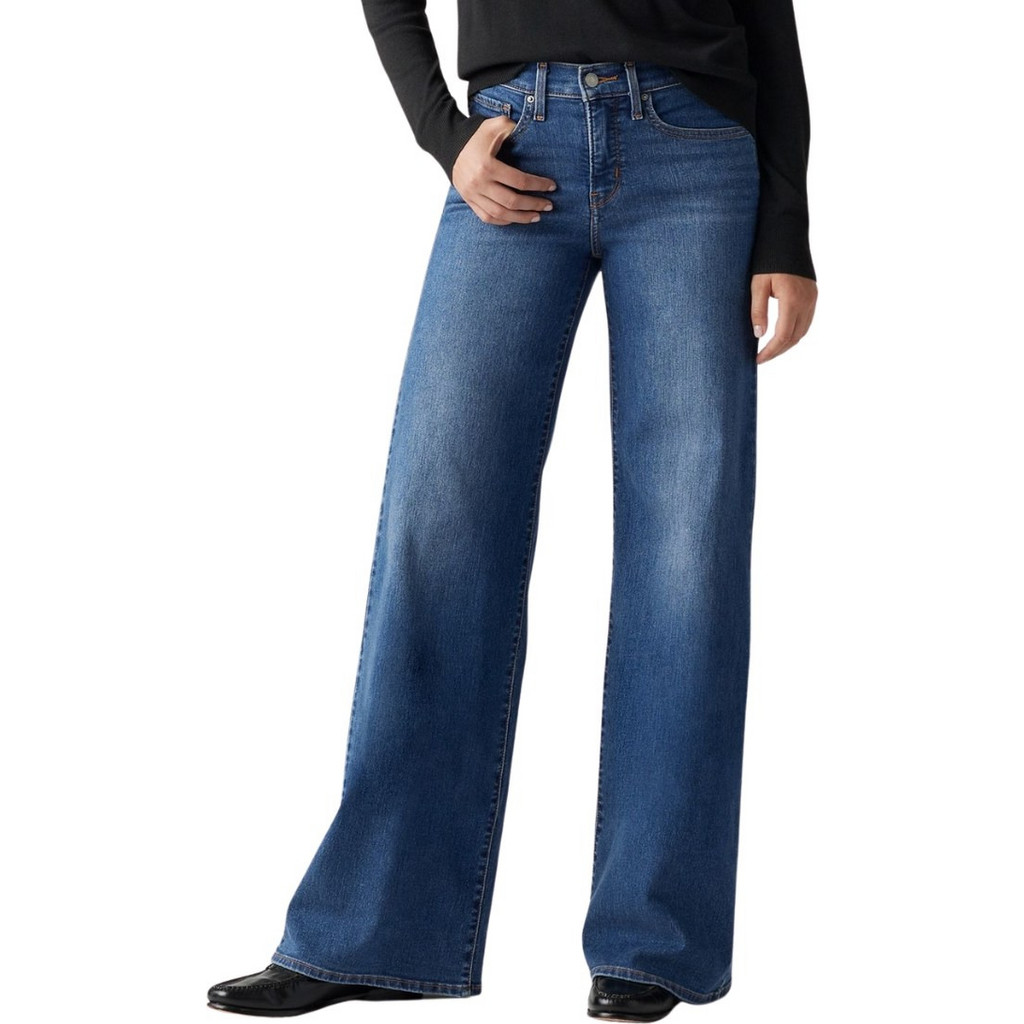 Levi's 318 Shaping Γυναικείο Τζιν Παντελόνι Κανονική Εφαρμογή Μπλε ...