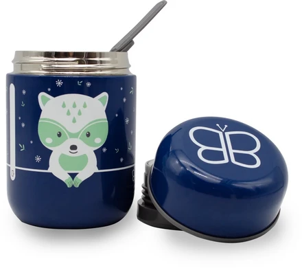 bbluv Fox Βρεφικό Θερμός Φαγητού Ανοξείδωτο Blue 300ml | BestPrice.gr