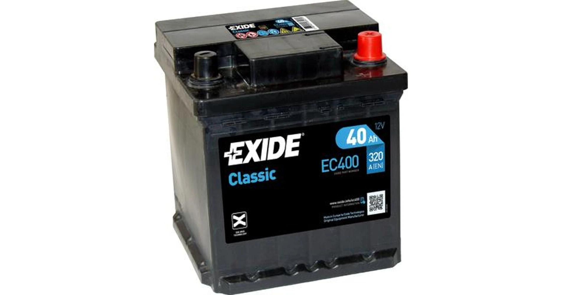 Exide Classic EC400 12V 40Ah | BestPrice.gr