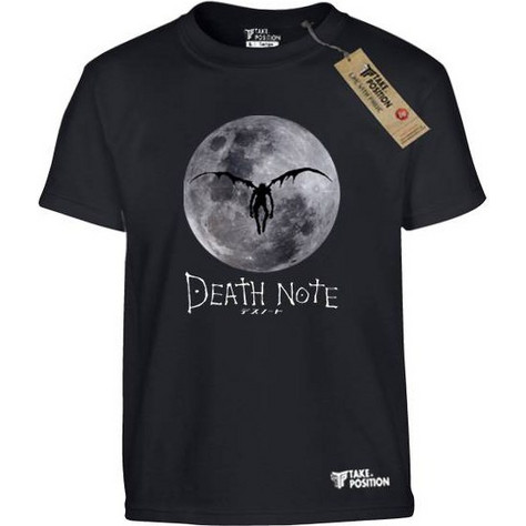 Takeposition Anime Death Note Moon Παιδικό T-Shirt Κοντομάνικο Μαύρο ...