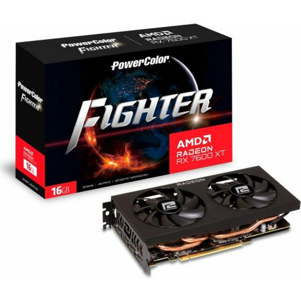 PowerColor Radeon RX 7600 XT 16GB GDDR6 Fighter Κάρτα Γραφικών ...