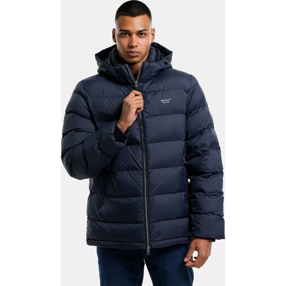 Gant Ανδρικό Μπουφάν Χειμωνιάτικο Puffer Μπλε 7006250-433 | BestPrice.gr