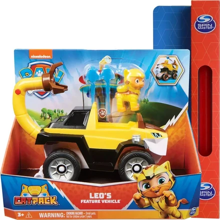 Spin Master Λαμπάδα Paw Patrol Cat Pack Leo s Feature Vehicle ...
