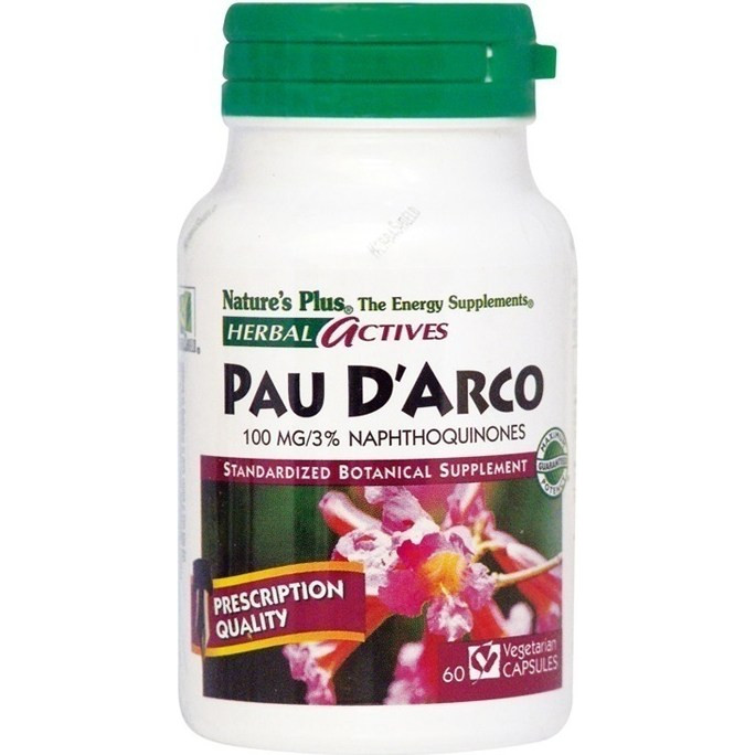 Nature's Plus Pau D'Arco 100mg 60 Κάψουλες | BestPrice.gr