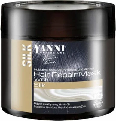 Yanni Extensions Silk Hair Repair Μάσκα Μαλλιών για Επανόρθωση για Ξηρά ...