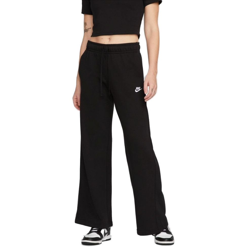 Nike NSW Club Γυναικείο Παντελόνι Φόρμας Fleece Μαύρο FB2727-010 ...