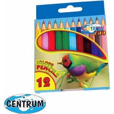 Centrum Zoo Mini Ξυλομπογιές Σετ 12τμχ | BestPrice.gr