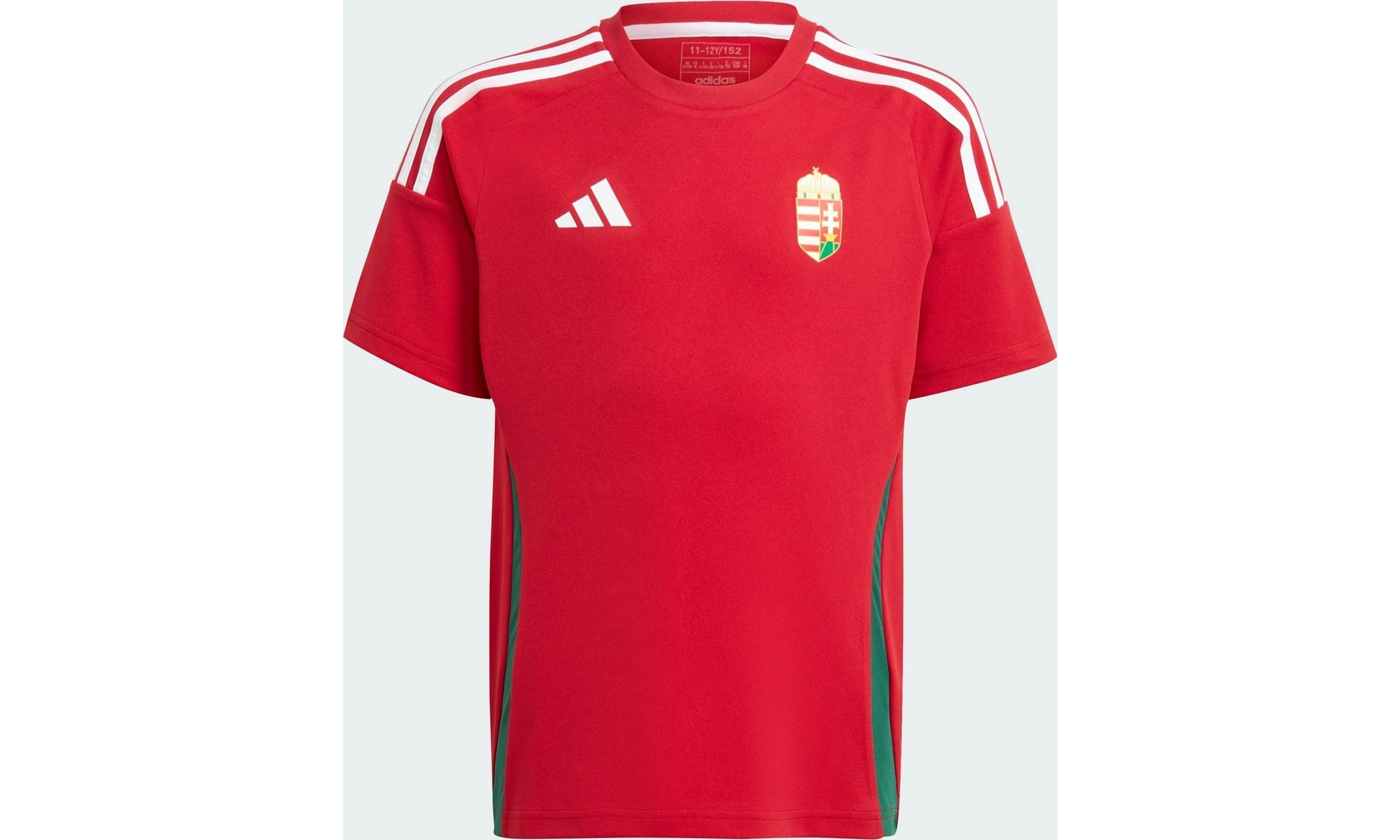 Adidas Hungary 24 Παιδικό T-Shirt Κοντομάνικο Κόκκινο JE3518 | BestPrice.gr
