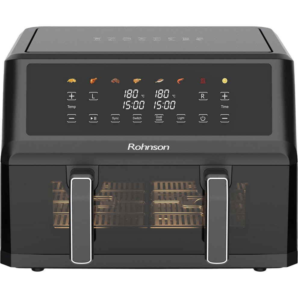 Rohnson R-2864 Air Fryer 10.4lt με Διπλό Κάδο από 111,90 € | BestPrice.gr