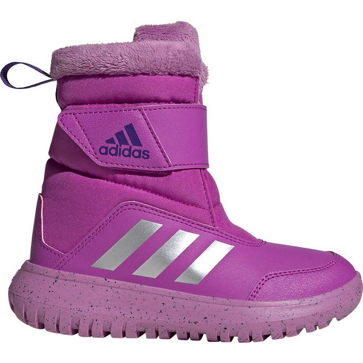Adidas Winterplay Παιδικά Μποτάκια Χιονιού Φούξια Αδιάβροχα με Σκρατς ...