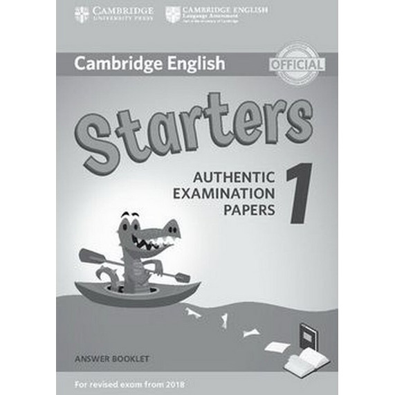 Cambridge English Starters 1 for Revised Exam from 2018 Answer Booklet ...