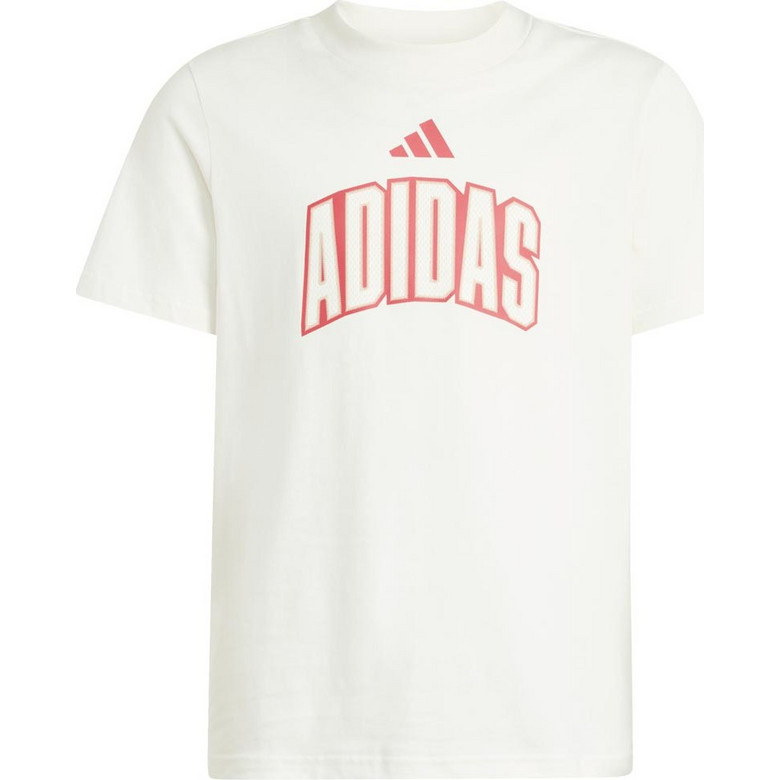 Adidas Stadium Lettering Tee Παιδικό T-Shirt Κοντομάνικο Λευκό KD3453 ...
