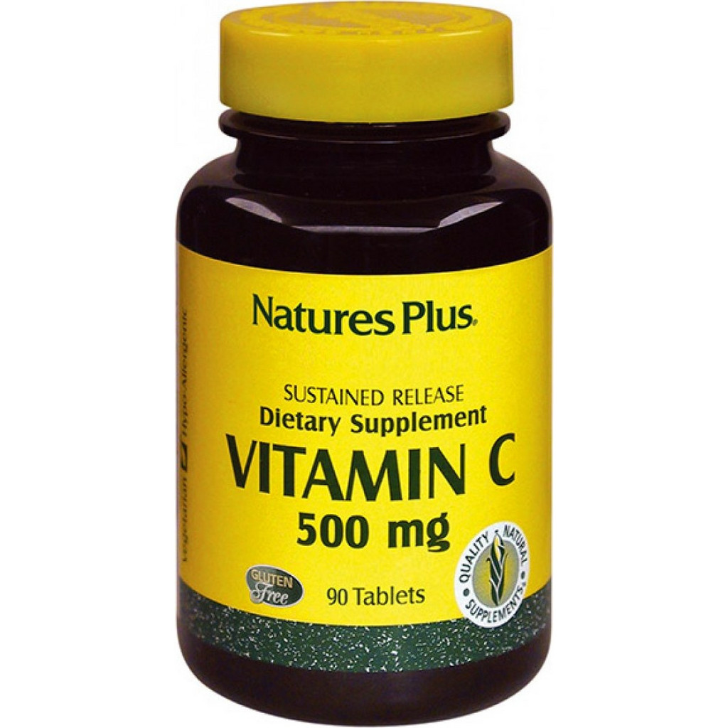 Nature's Plus Vitamin C 500mg 90 Ταμπλέτες | BestPrice.gr