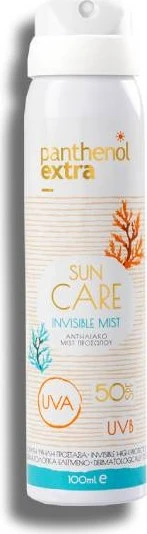 Panthenol Extra Sun Care Invisible Αντηλιακό Spray Προσώπου & Σώματος ...
