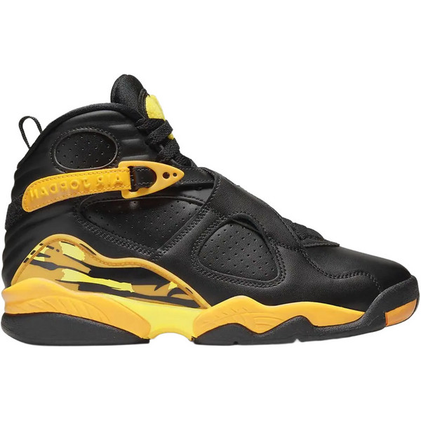 Jordan Air 8 Retro Γυναικεία Sneakers Flatforms Μποτάκια Μαύρα CI1236 ...