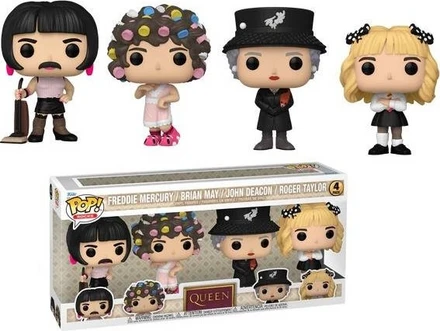 Funko Pop! Rocks Freddie Mercury, Brian May, John Deacon, Roger Taylor ...