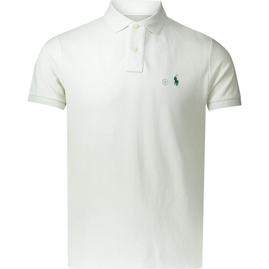Polo Ralph Lauren Ανδρική Μπλούζα Polo Κοντομάνικη Λευκή 710680784-426 ...