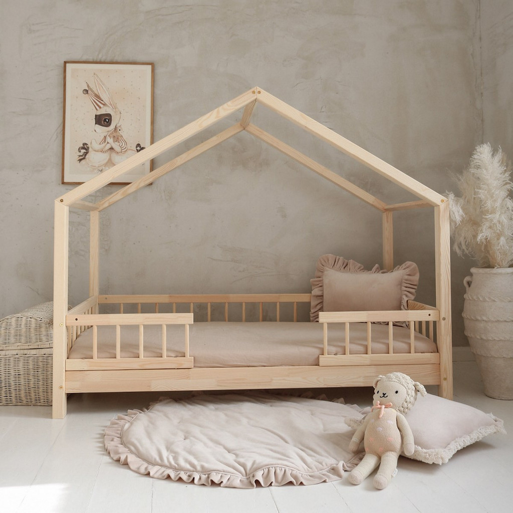 Babyllama HouseBed Bello Duo Παιδικό Κρεβάτι Σπιτάκι Τύπου Montessori ...