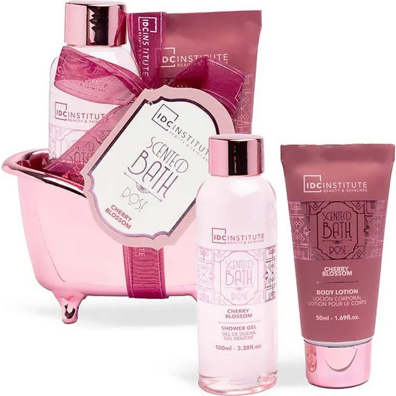 IDC Institute Cherry Blossom Shower Gel 100ml + Body Lotion 50ml ...
