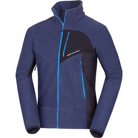 Northfinder Ανδρική Ζακέτα Fleece με Φερμουάρ Navy Μπλε MI-3880OR-811 ...