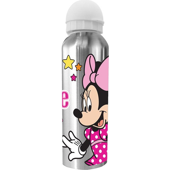 Justnote Minnie Παιδικό Μπουκάλι Αλουμινίου Ασημί 500ml | BestPrice.gr