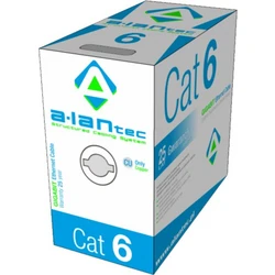 Alantec F/FTP Cat.6 Καλώδιο Δικτύου Ethernet 305m Grey KIF6PVC305Q ...