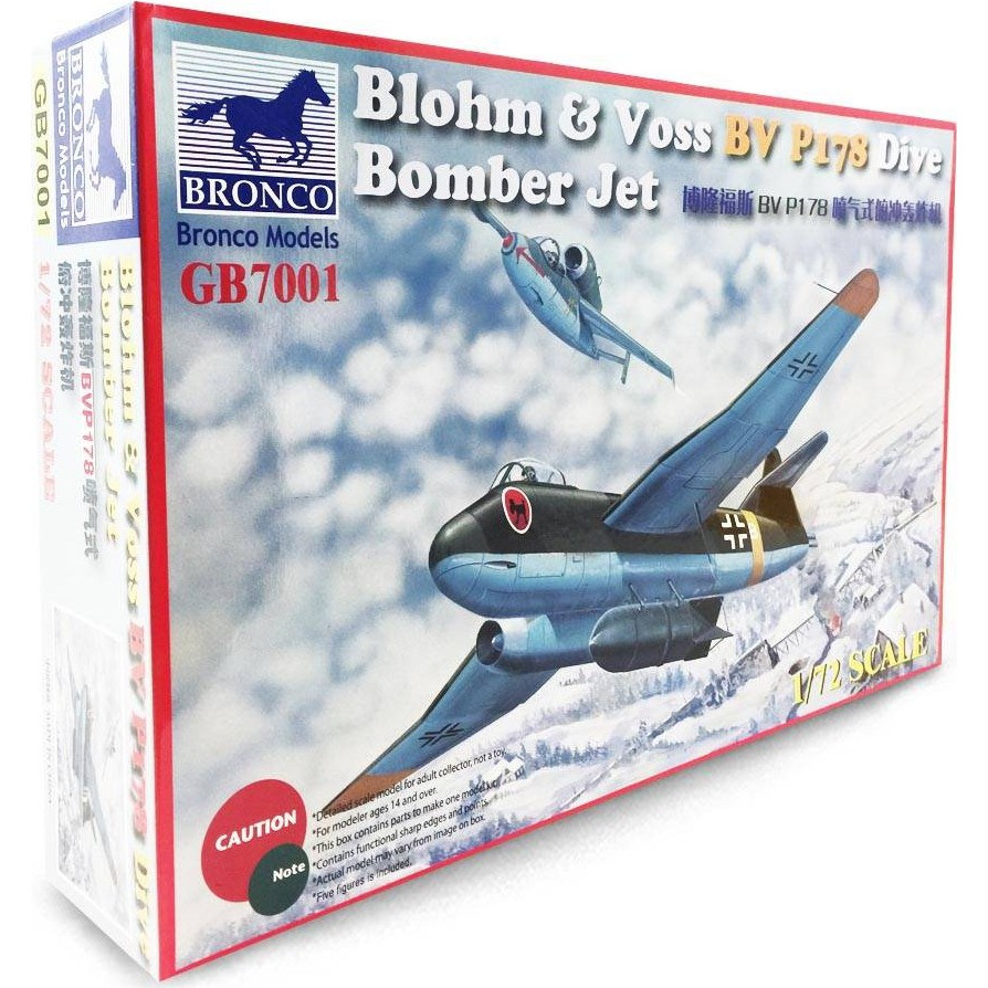 Bronco Blohm & Voss BV P178 Dive Bomber Jet Συναρμολογούμενο Πλαστικό ...