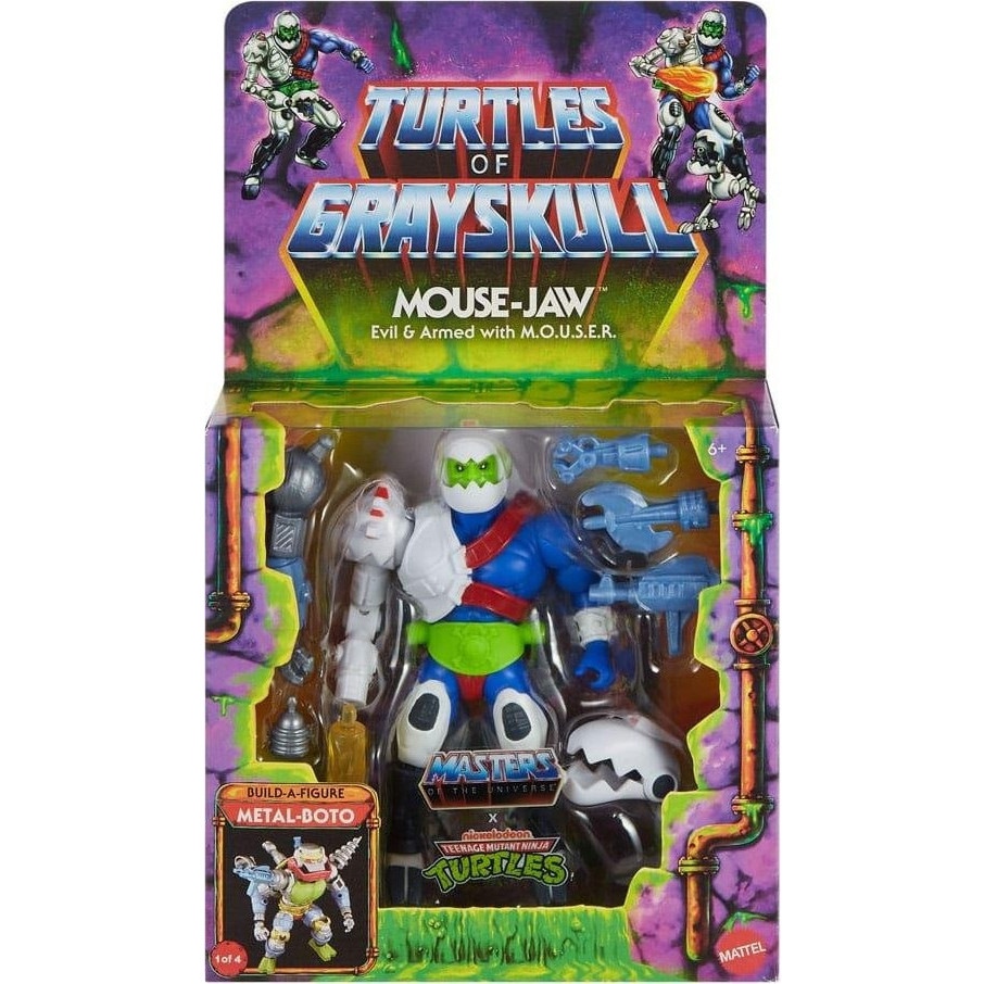 Mattel Masters Of The Universe X Teenage Mutant Ninja Turtles Mouse-Jaw ...