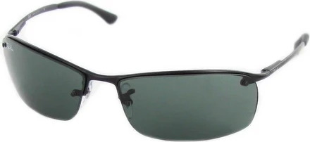Ray-Ban RB3183 006/71 Ανδρικά Γυαλιά Ηλίου Ορθογώνια Μεταλλικά Μαύρα με ...