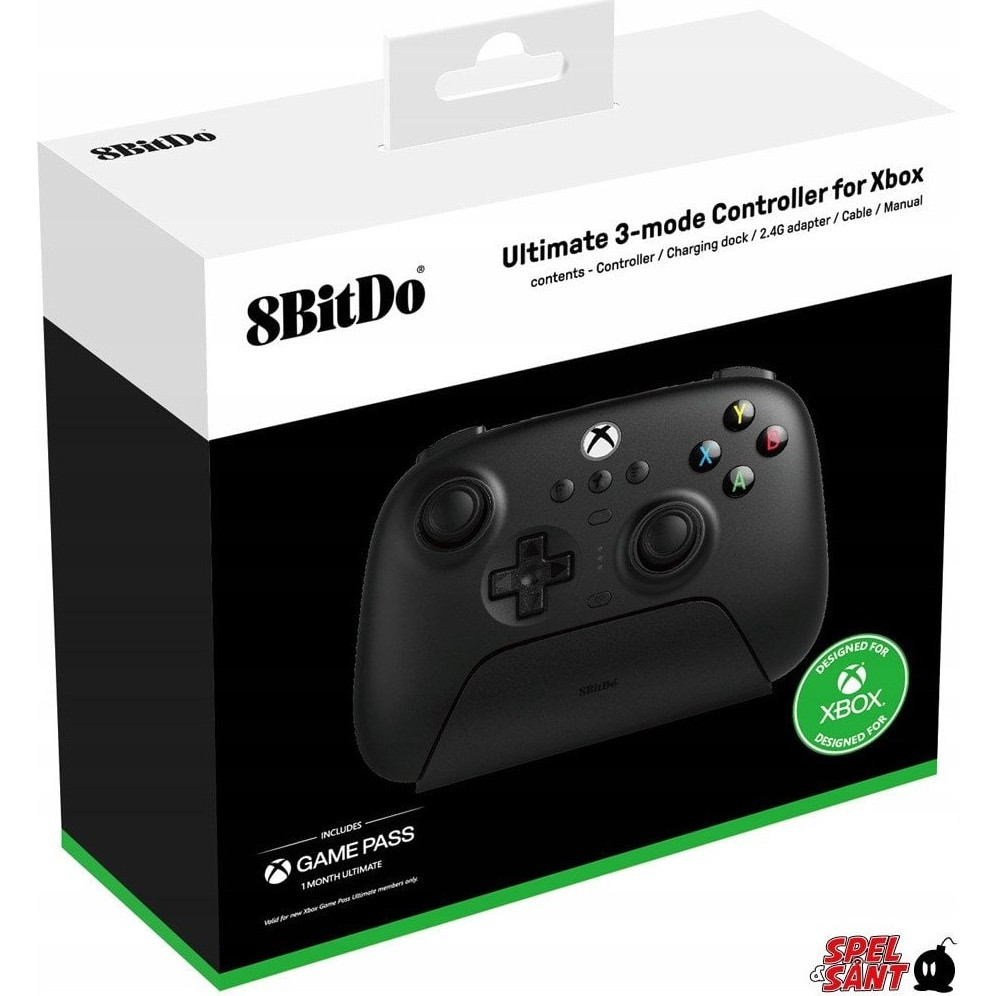 8bitdo Ultimate Wireless Controller PC Android & iOS Black | BestPrice.gr