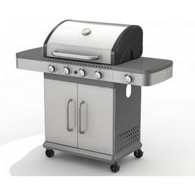 Blackbull Grillman Ψησταριά Υγραερίου με 4 Εστίες και Πλαϊνό Μάτι 12kW ...