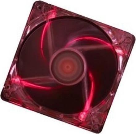 Xilence Transparent LED Case Fan 120mm με Σύνδεση 3-Pin 4-Pin Molex Red ...