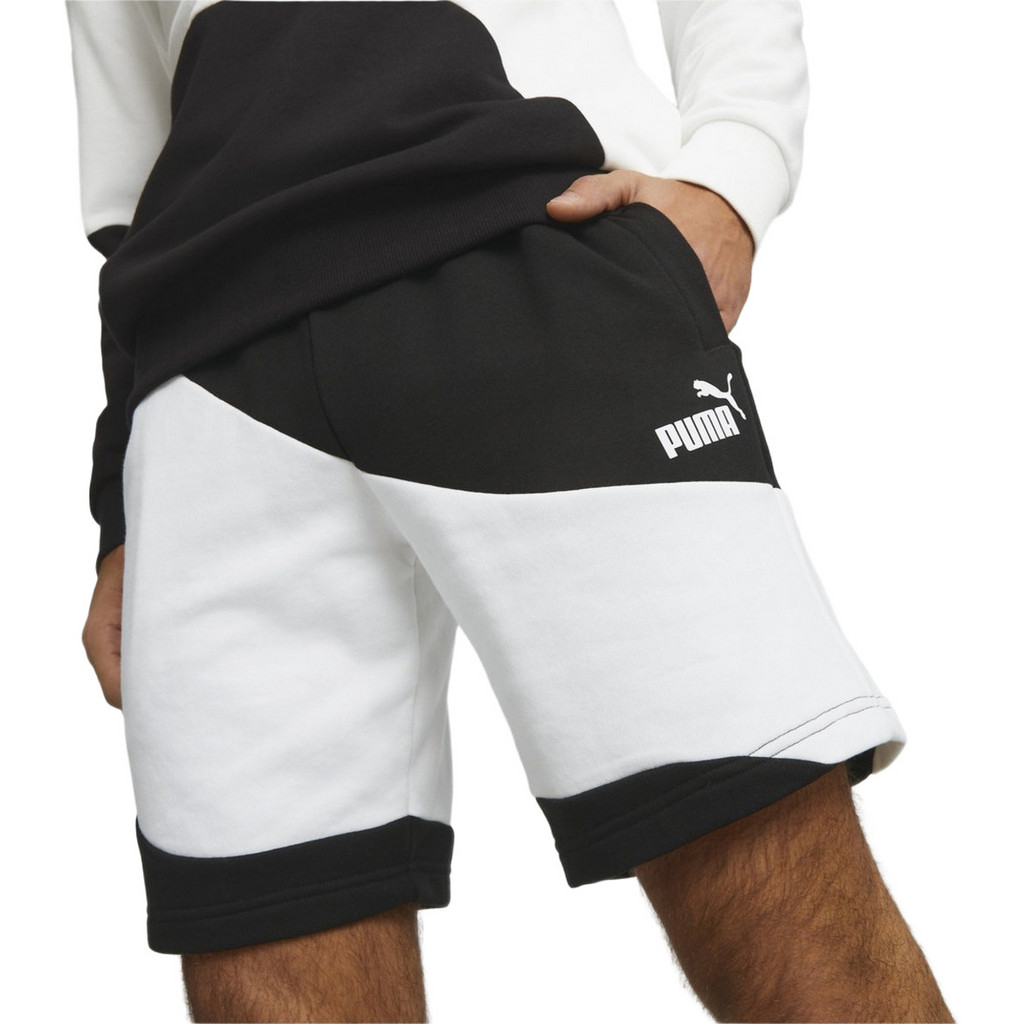 Puma Αθλητική Ανδρική Βερμούδα Μαύρη Λευκή 675175-01 | BestPrice.gr