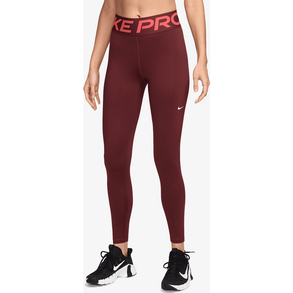 Nike Pro Sculpt Γυναικείο Κολάν Μακρύ Ψηλόμεσο Μπορντό FV7382-619 ...