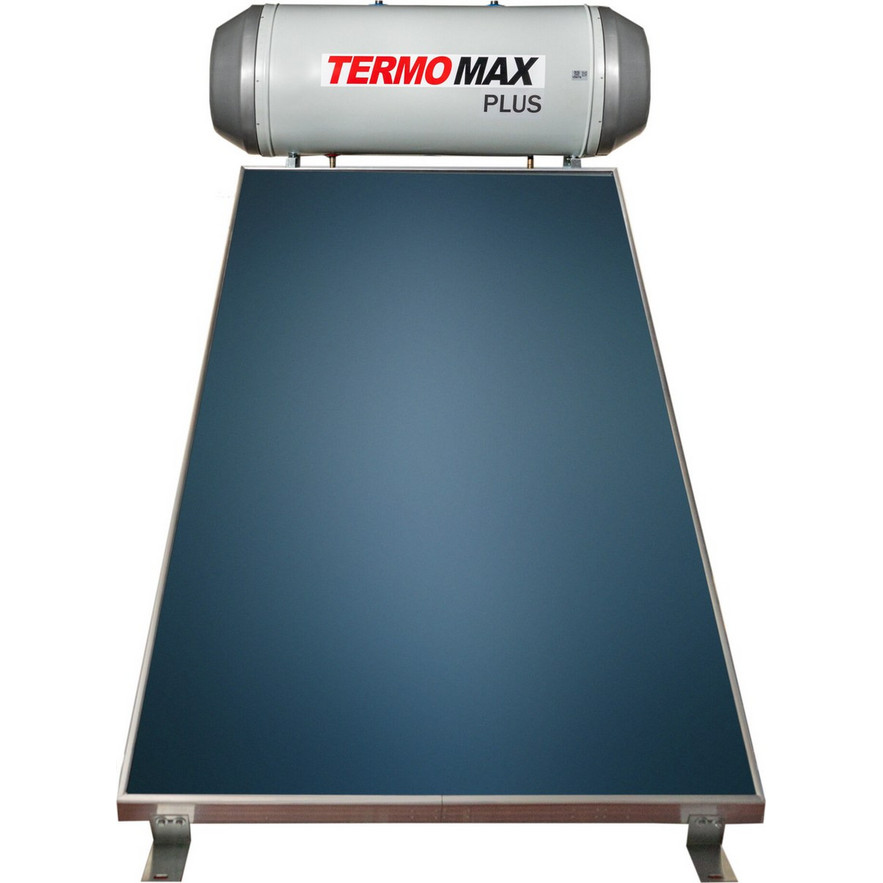 Termomax Plus Ηλιακός Θερμοσίφωνας 160lt 3m² Glass Τριπλής Ενέργειας ...