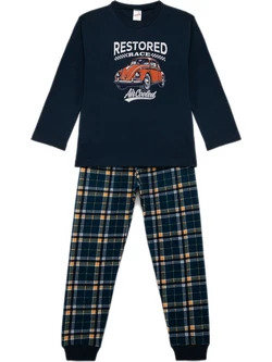 Minerva Παιδική Πιτζάμα Βαμβακερή Χειμωνιάτικη Ροζ 90-61554-678 ...