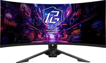 Asrock Phantom PG34QRT2B Ultrawide VA HDR Curved Gaming Monitor 34 ...