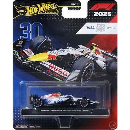 Mattel Hot Wheels F1 2025 Visa Cash App Racing Bulls Team #30 ...