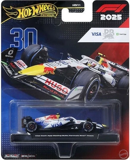 Mattel Hot Wheels F1 2025 Visa Cash App Racing Bulls Team #30 ...