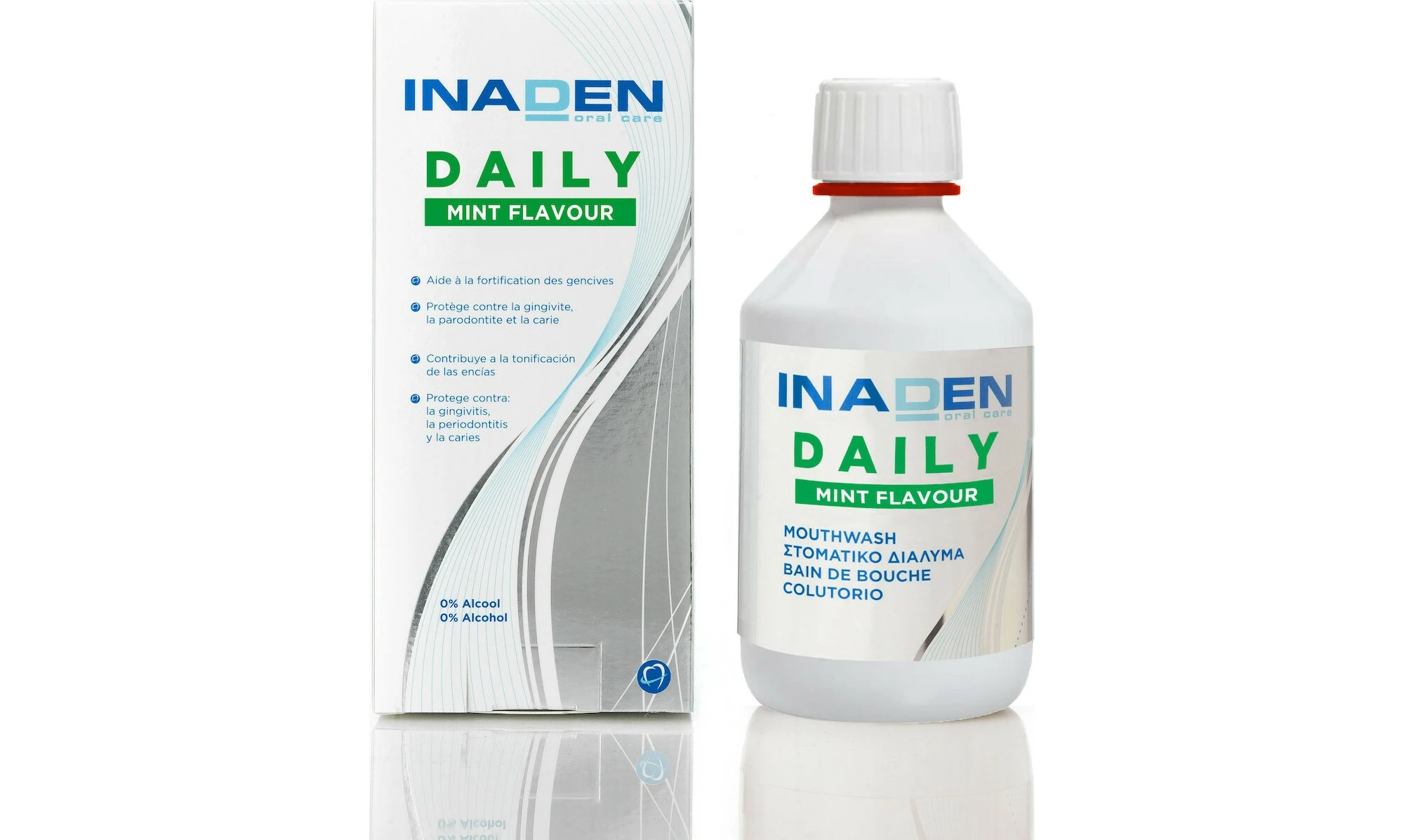 Inaden Daily Mint Στοματικό Διάλυμα για Προστασία Ούλων 500ml ...