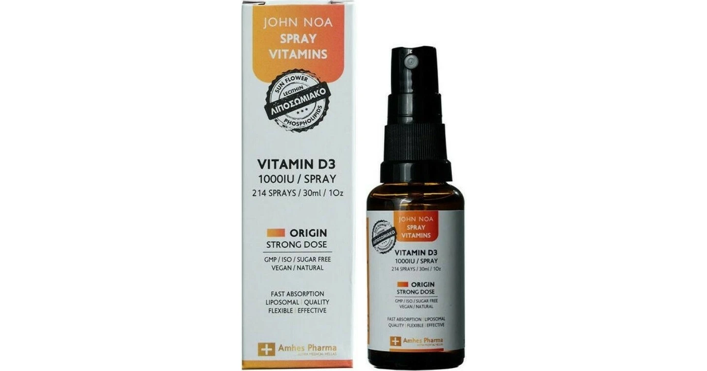 John Noa Spray Vitamin D3 1000iu 30ml | BestPrice.gr
