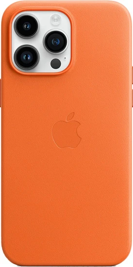 Apple Leather Case with MagSafe Orange (iPhone 14 Pro Max) | BestPrice.gr