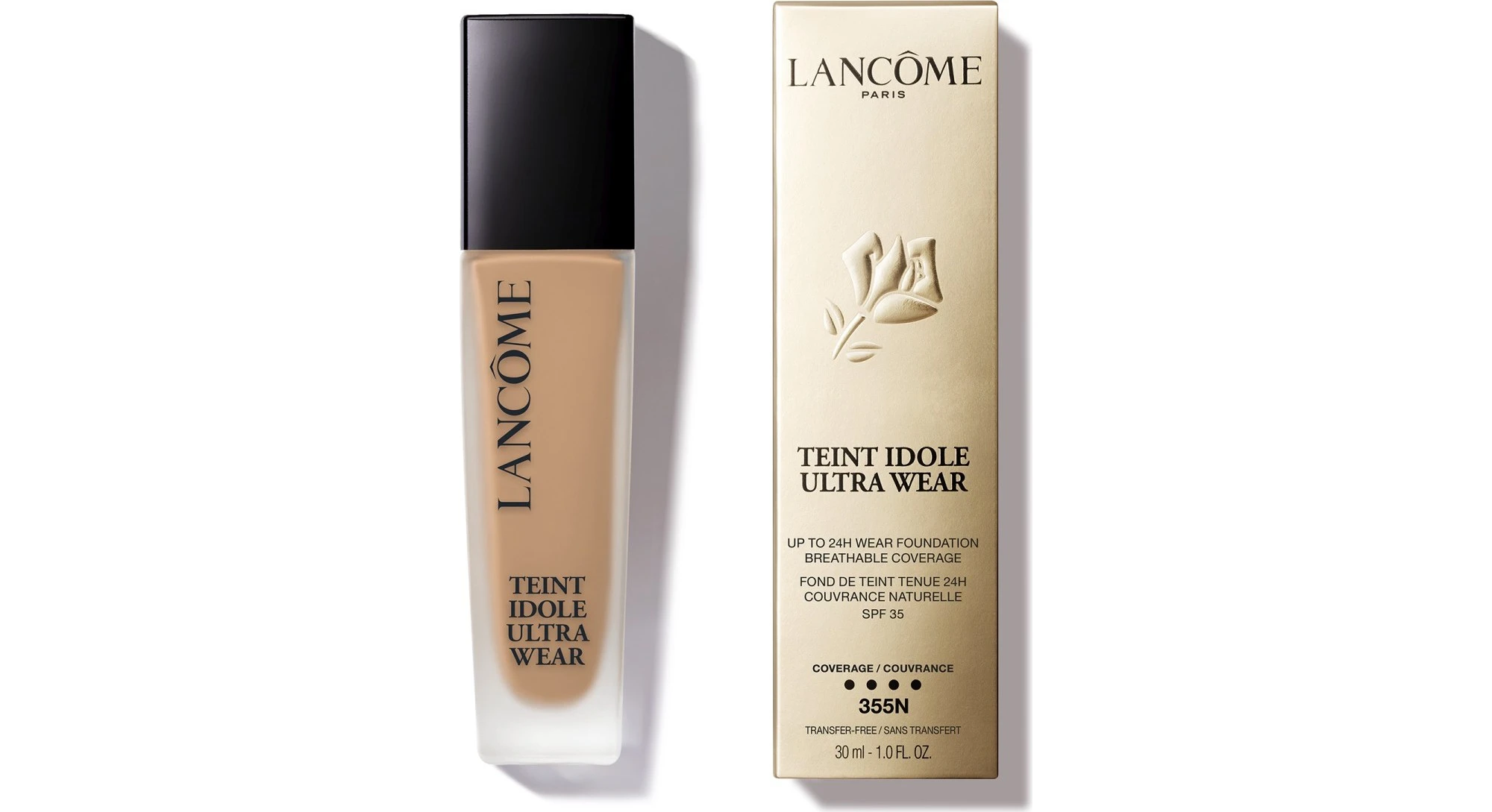 Lancome Teint Idole Ultra Wear Up To 24h 355N Liquid Foundation ...