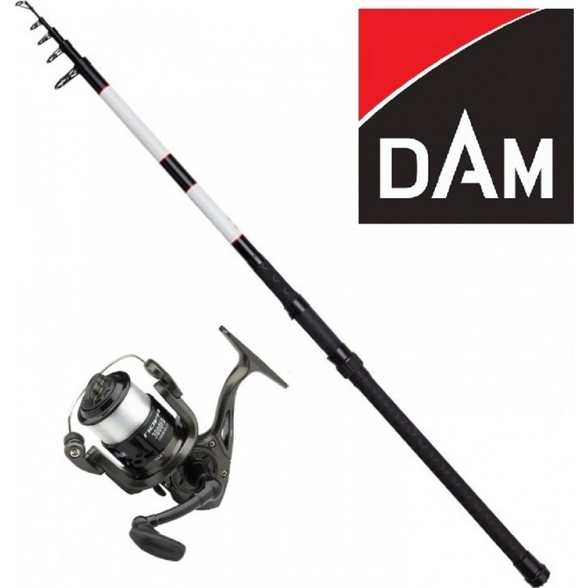 Dam Set Casting + Dam Nona 5000 Σετ Καλάμι Ψαρέματος για Casting ...