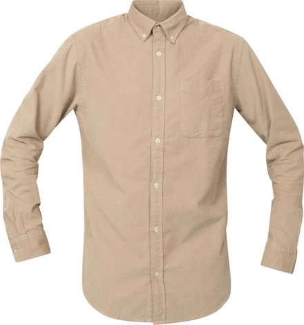 Jack & Jones Ανδρικό Πουκάμισο Κοτλέ Μακρυμάνικο Slim Fit Μπεζ 12235981 ...